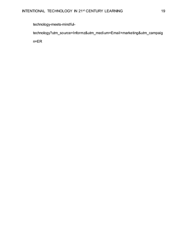 Intentional Use of Technology in 21st Century Teaching & Learning | PDF