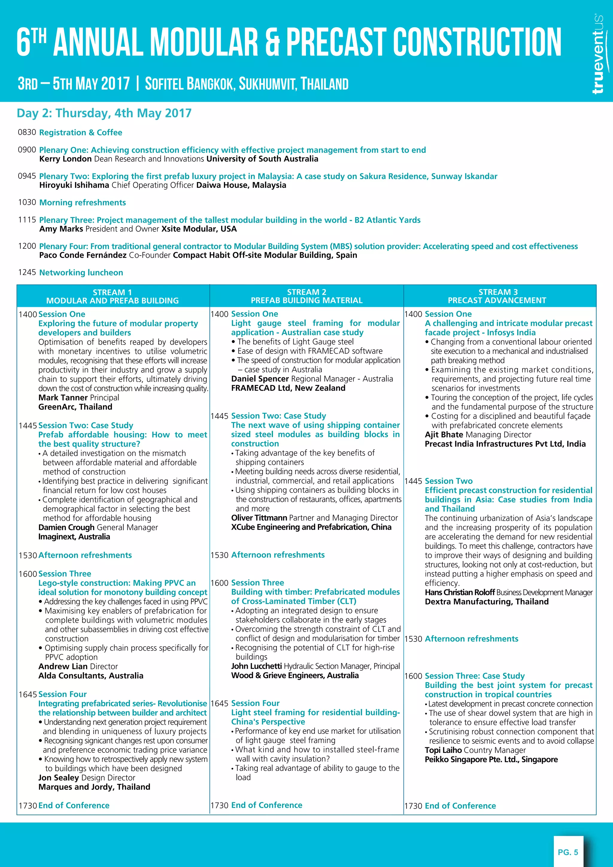 6th Modular & Precast Construction event | PDF
