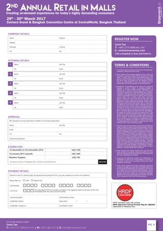 2nd Retail in Malls | PDF