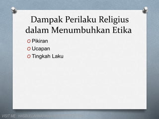 Pentingnya Sikap Religius Dalam Kehidupan | PPTX