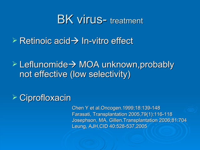 Bk Polyoma Virus | PPT | Infectious Diseases | Diseases and Conditions