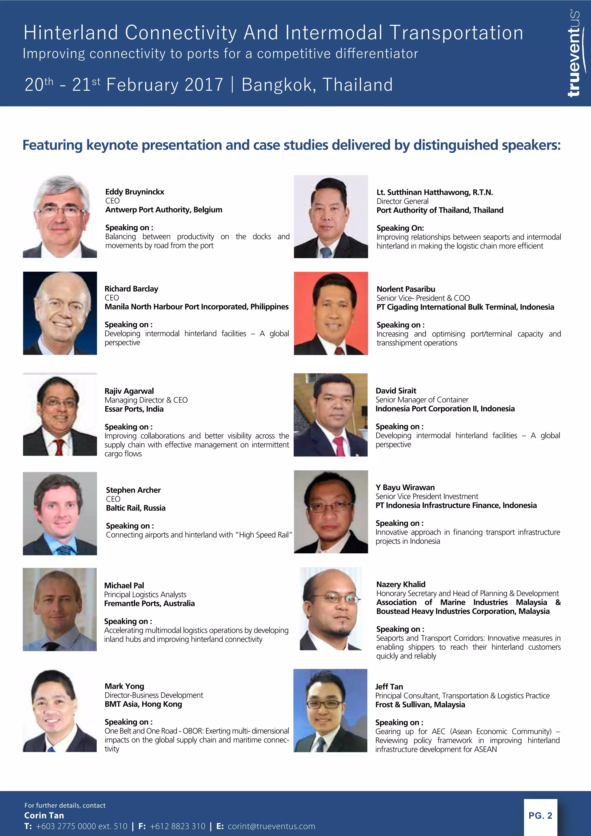 Hinterland Connectivity - Bangkok,Thailand | PDF