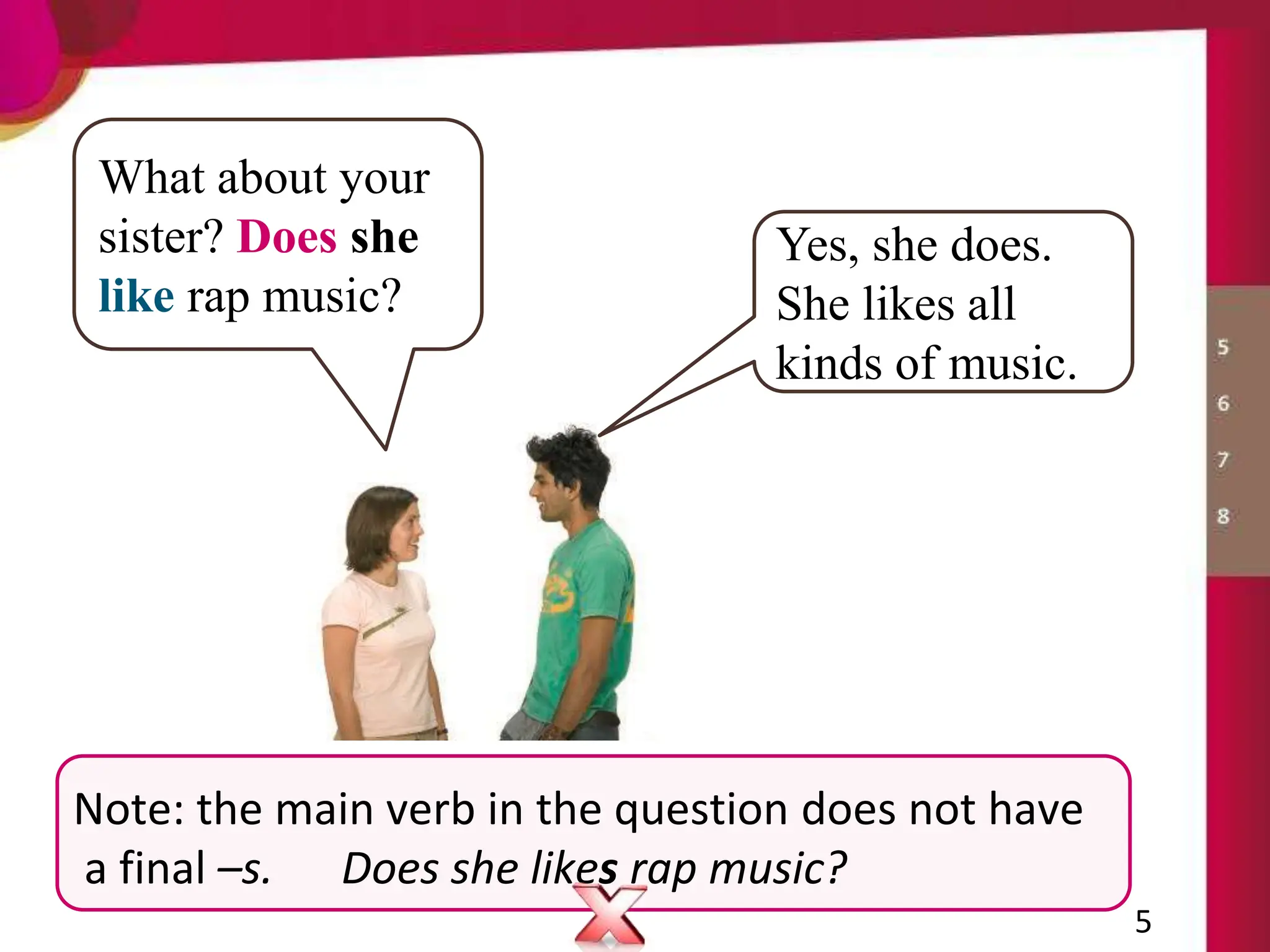 BK 1 Unit 5 to 8 Present Simple Do Does.ppt