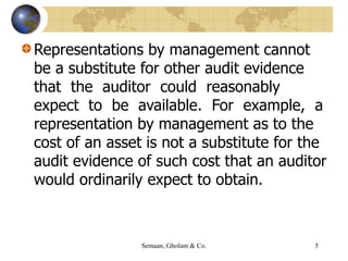 Management Representation International SA .ppt