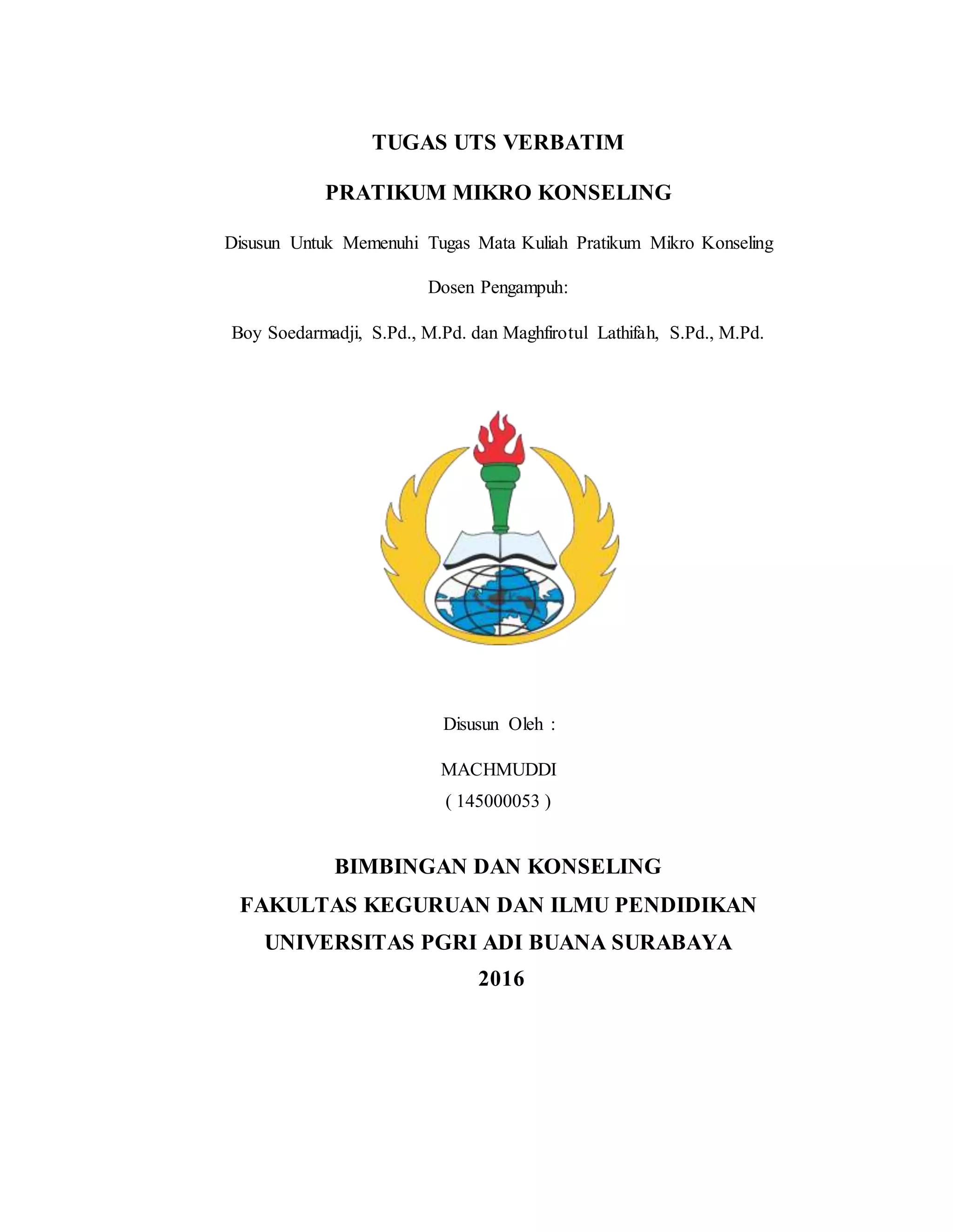 Contoh verbatim behavior | DOCX