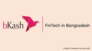 Fintech In Bangladesh - Bkash | PPTX