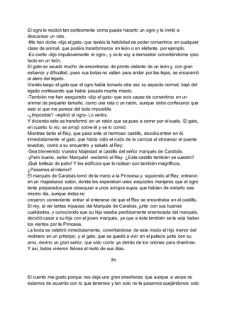 El gato con botas | DOCX