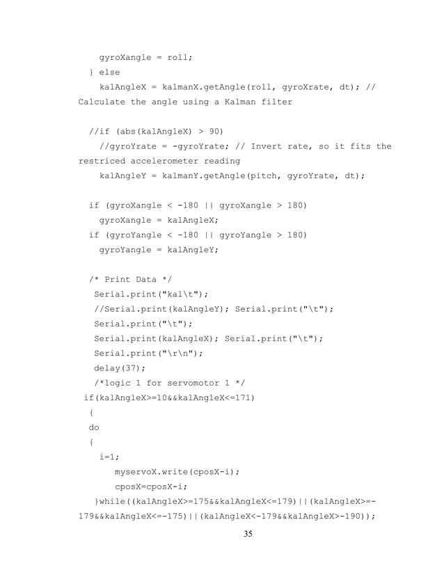 Three-Axis Auto Stabilizing Video Camera Platform | PDF | Radio Control ...