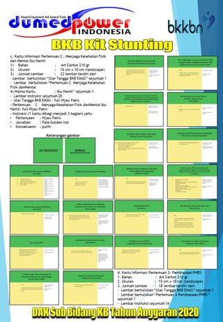 Bkb stunting kit bkkbn 2020 | PDF