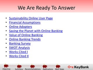 Key Bank Case Competition | PPTX