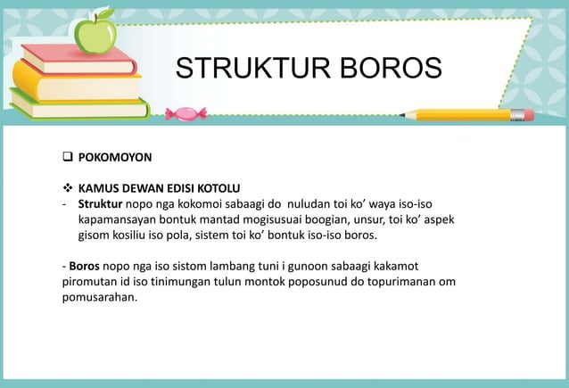 Bkdb3083 (struktur boros,pionitan paradigmatik om sintagmatik) | PPT
