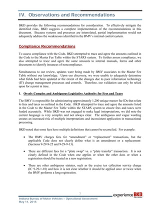 BKD Operational Assessment | PDF | Automotive Industry | Industries