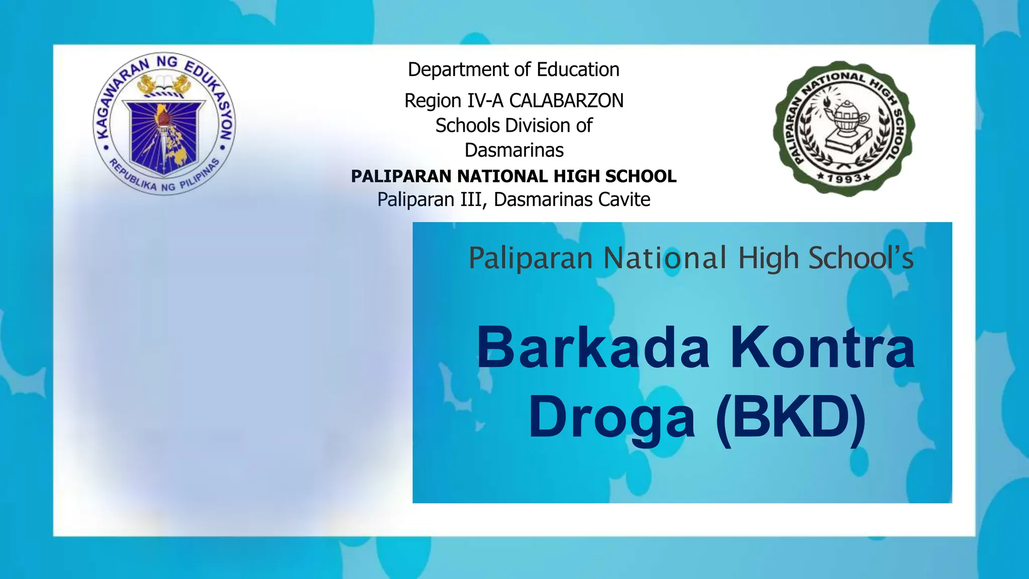 Barkada Kontra Droga Presentation PAL NHS | PPTX