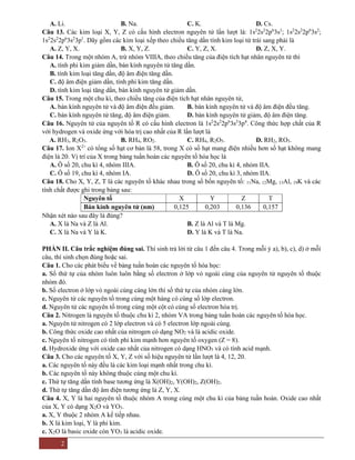 BỘ ĐỀ KIỂM TRA THEO TỪNG CHƯƠNG HÓA HỌC 10, 11, 12 - FORM 2025 (DÙNG CHUNG 3 SÁCH KẾT NỐI TRI ...