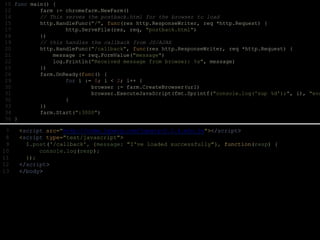 Chromium Embedded Framework + Go at Brooklyn JS | PPT