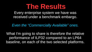BKK16-305B ILP32 Performance on AArch64 | PPT