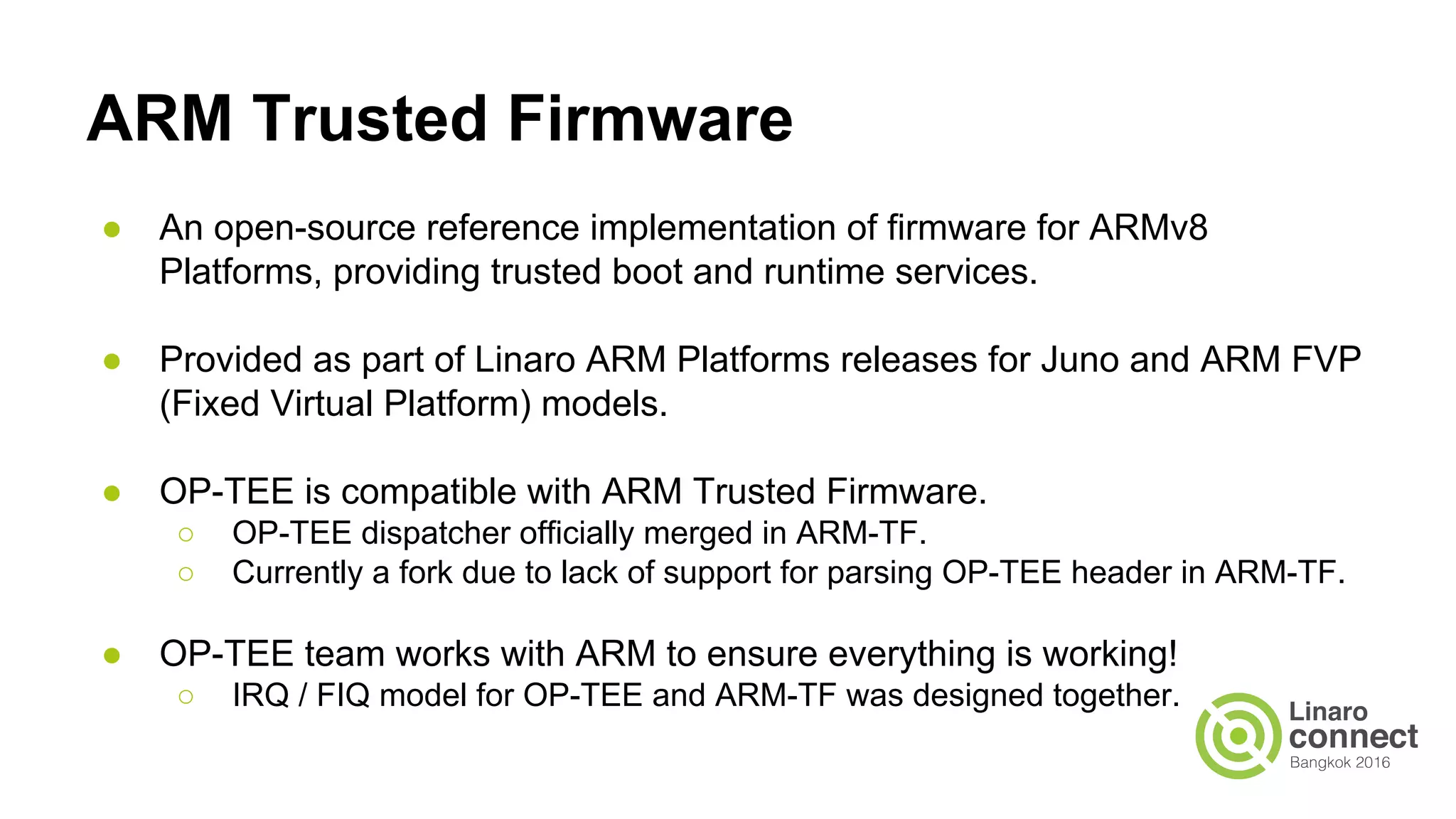 BKK16-110 A Gentle Introduction to Trusted Execution and OP-TEE | PDF