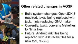BKK16-407 AOSP Toolchain Evolution and experimental languages on AOSP | PPT