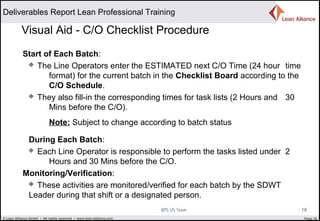 Lean Professional Kaizen - Week 6 of 6 | PPT