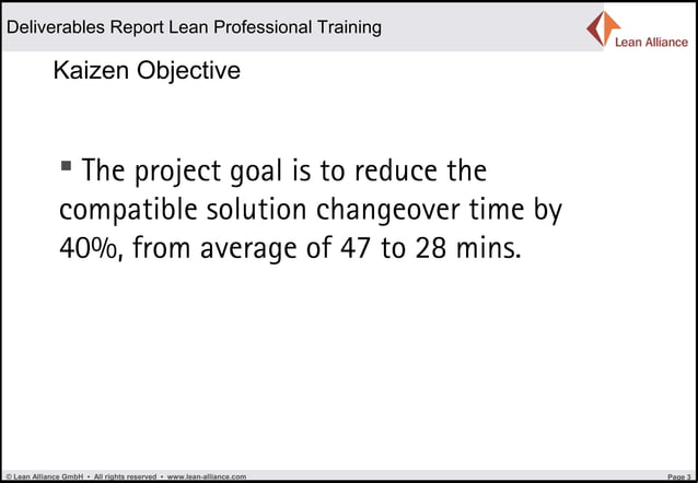 Lean Professional Kaizen - Week 6 of 6 | PPT