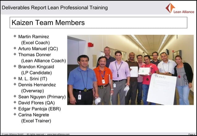 Lean Professional Kaizen - Week 6 of 6 | PPT