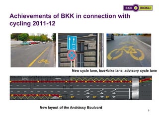 BKK, Cycling developments in Budapest, 2013 February | PPT