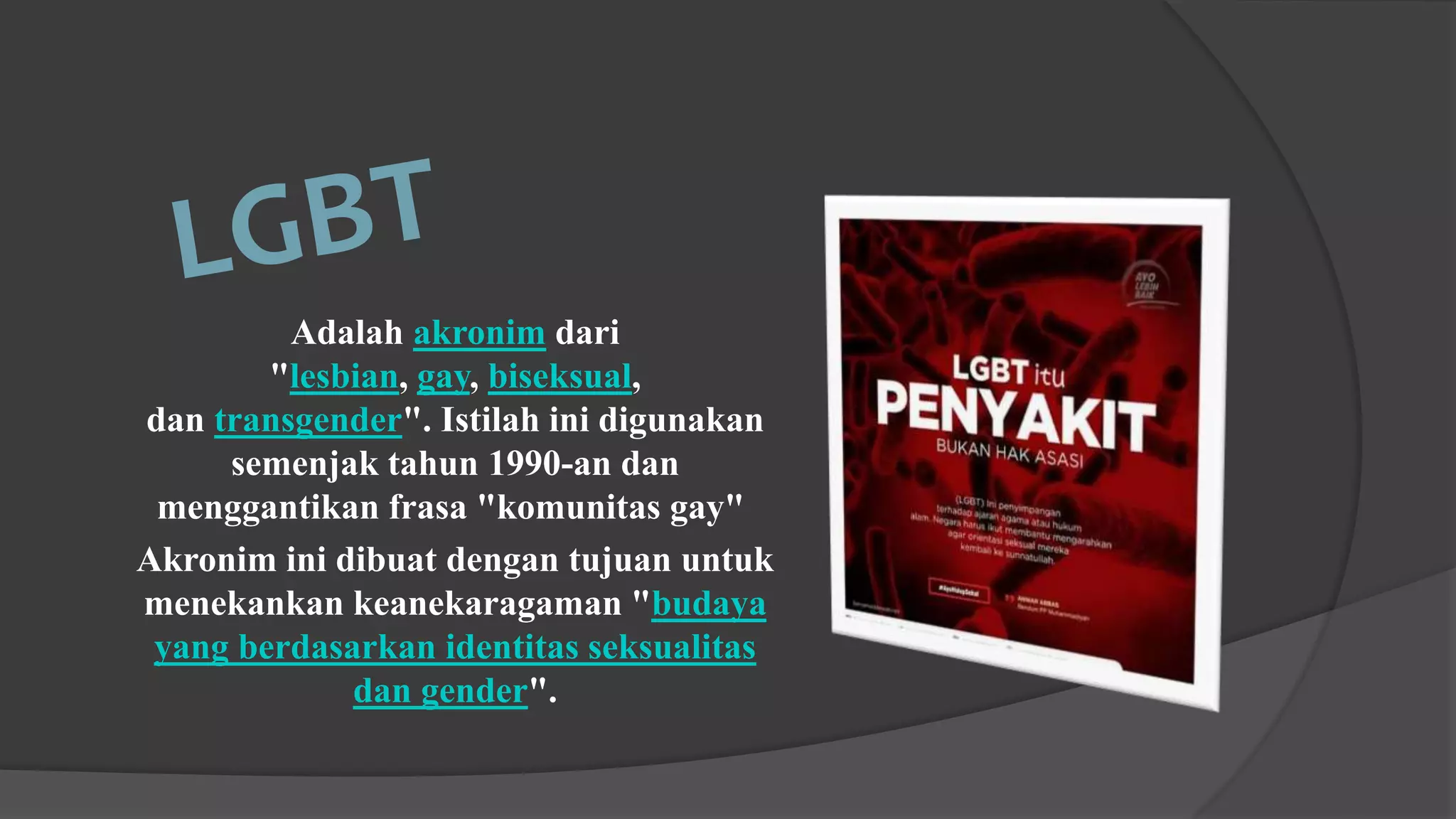 LGBT (Lesbian, Gay, Bisexual, and Transgender) | PPTX