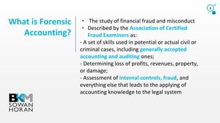BKMSH Basics of Forensic Accounting | PPTX