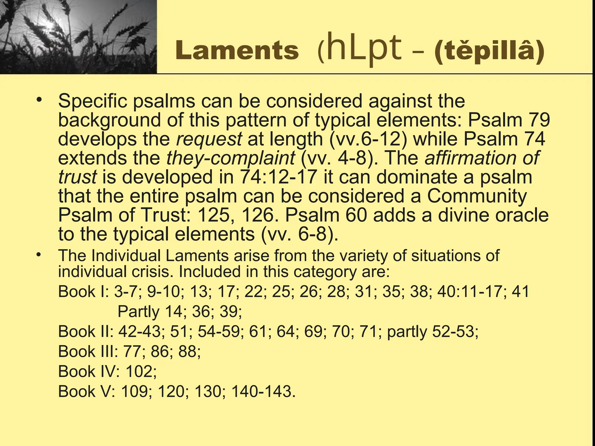 Book of Psalms Powerpoint Presentations. | PPT