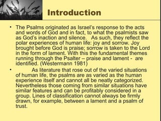 Book of Psalms Powerpoint Presentations. | PPT