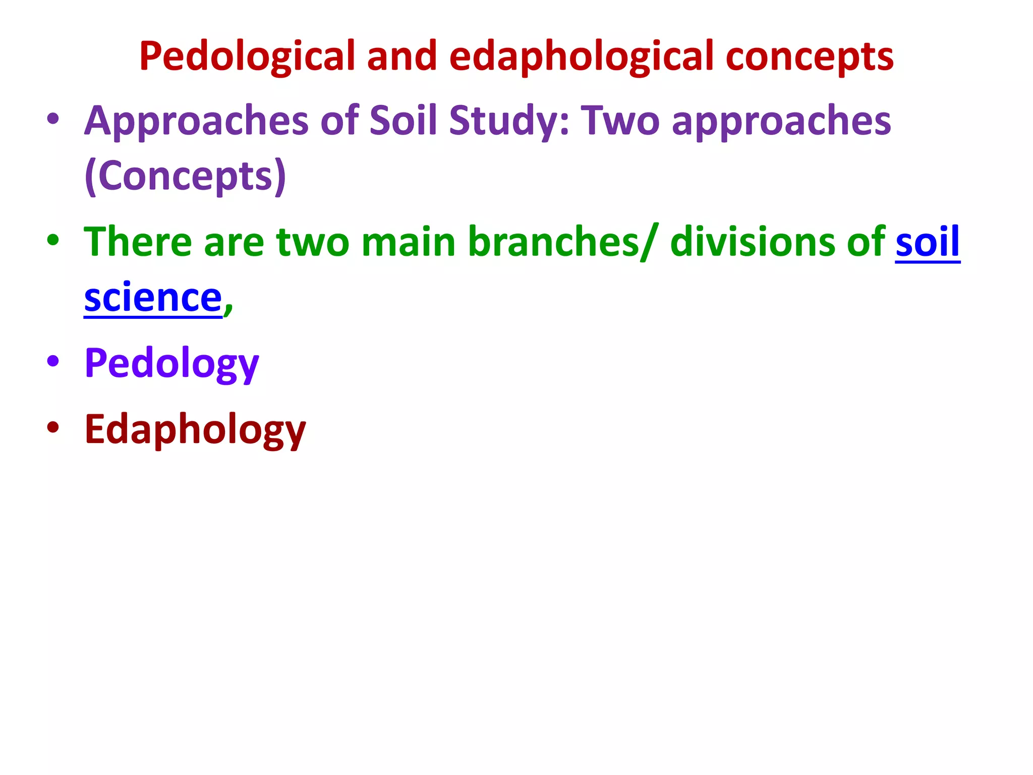 Introduction to soil science | PPTX