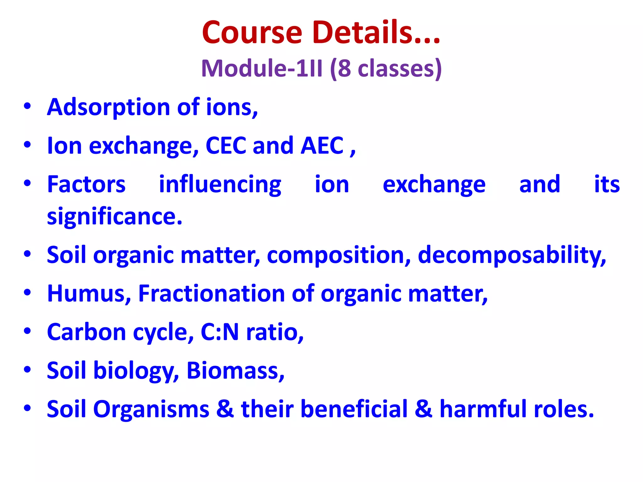 Introduction to soil science | PPTX