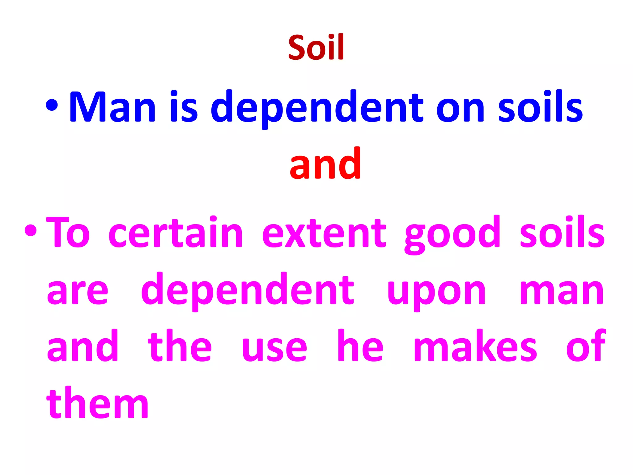 Introduction to soil science | PPTX