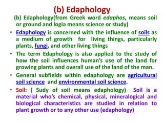 Introduction to soil science | PPTX