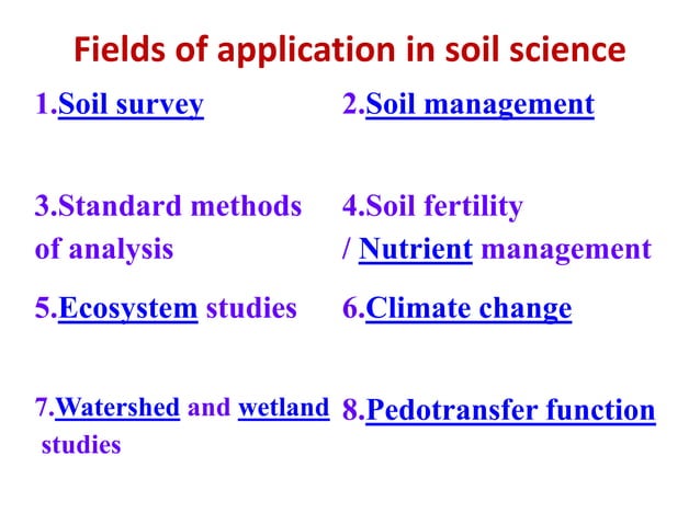 Introduction to soil science | PPTX | Science