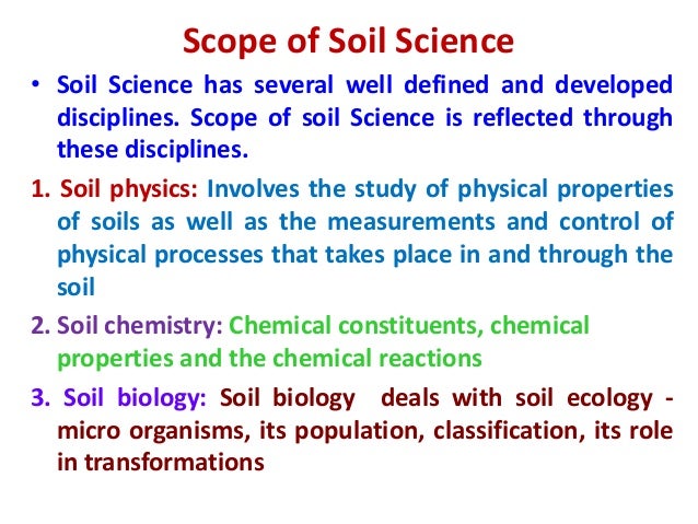 Introduction to soil science