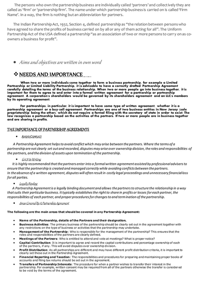 procedure of registration of partnership firm under partneship act | PDF