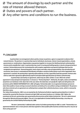 procedure of registration of partnership firm under partneship act | PDF