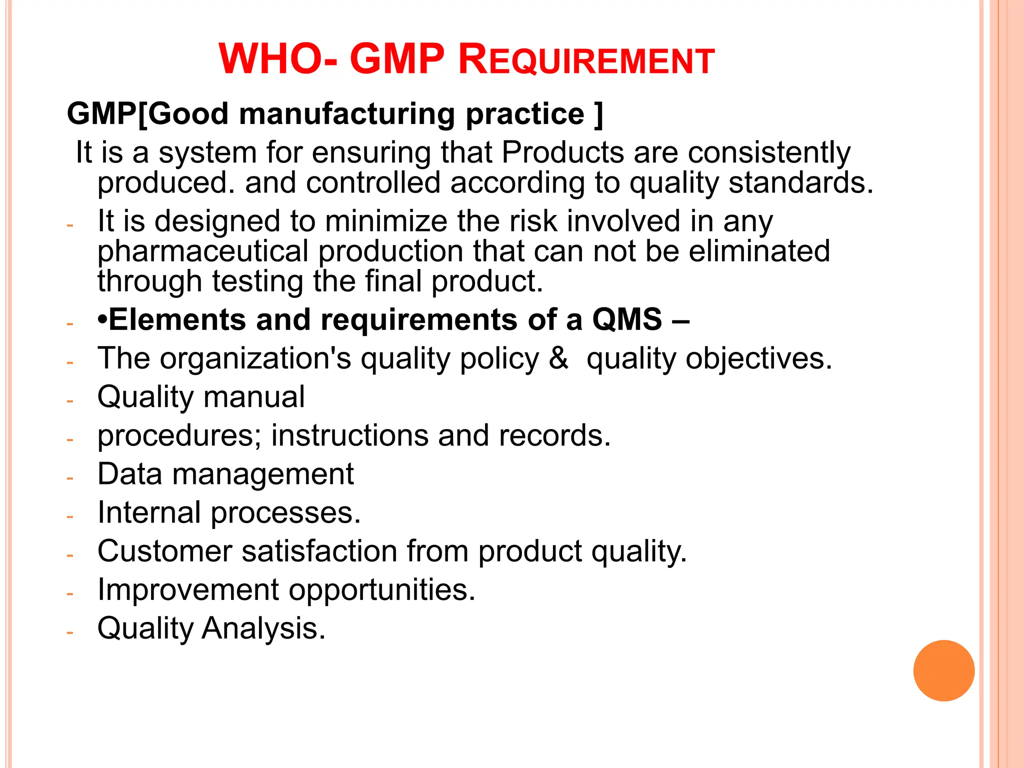 Oshas guidelines, NABL certification & Accrediation, CFR 21 part11 ...