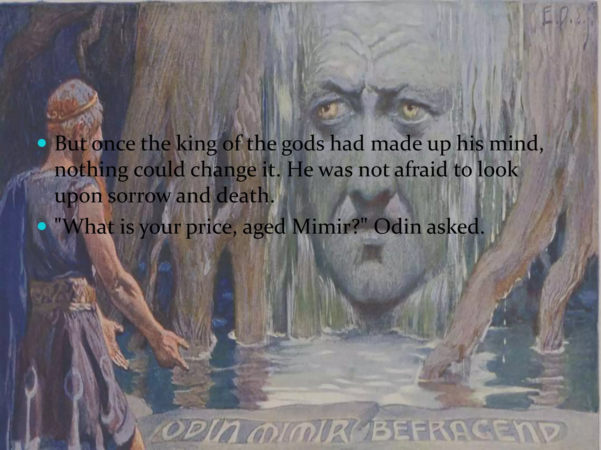 How odin lost his eye (For English 10) | PPTX