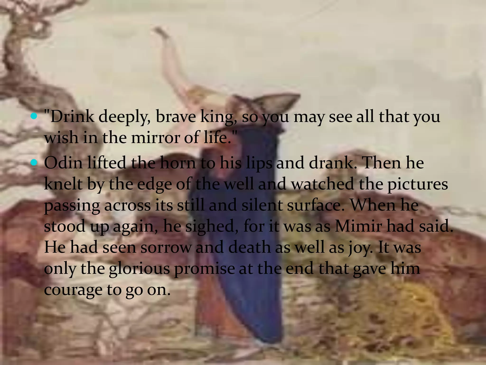 How odin lost his eye (For English 10) | PPTX