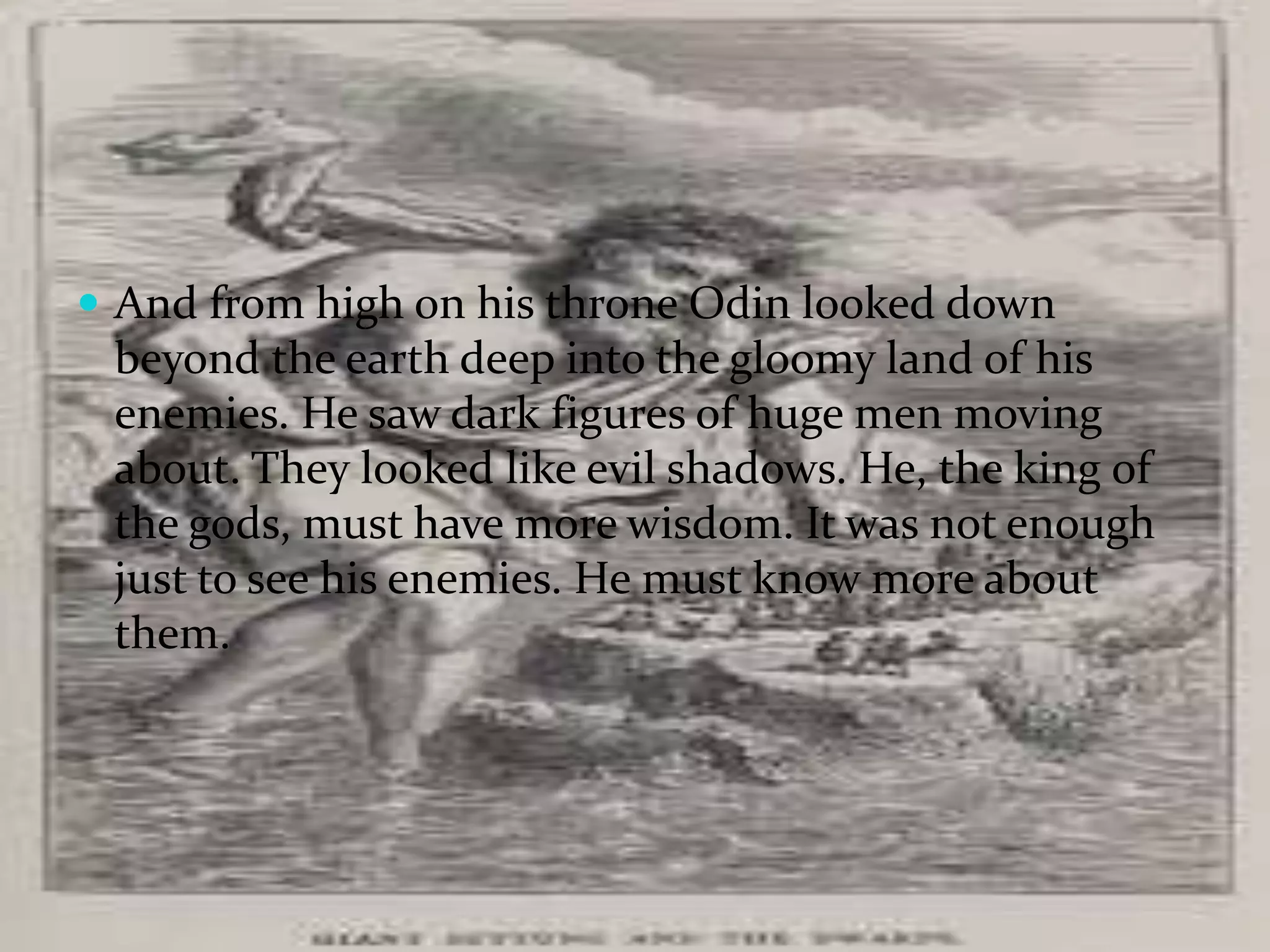 How odin lost his eye (For English 10) | PPTX