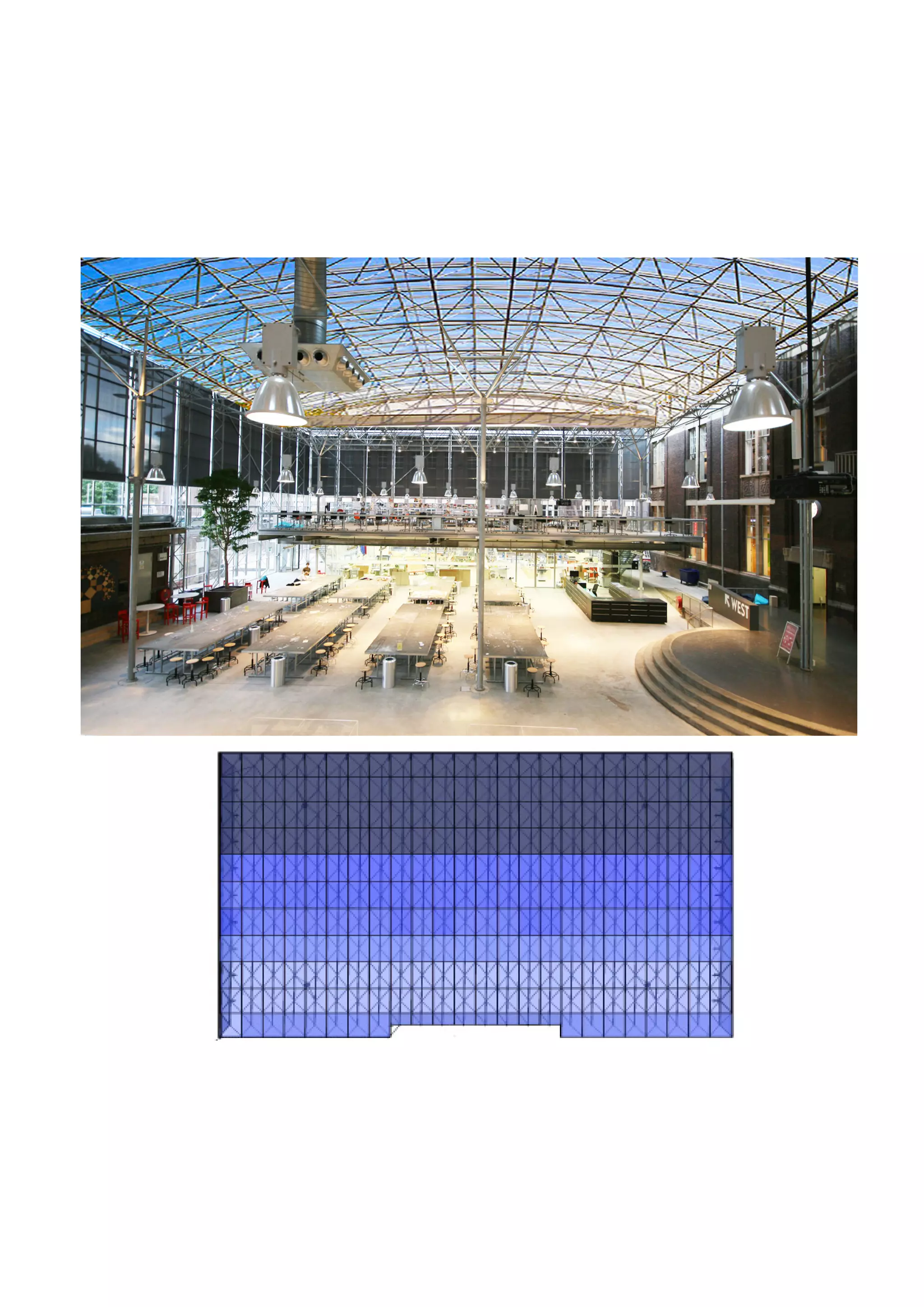 BK City - TU Delft - Redesign Atrium with Space Frame + Barrel Vault | PDF