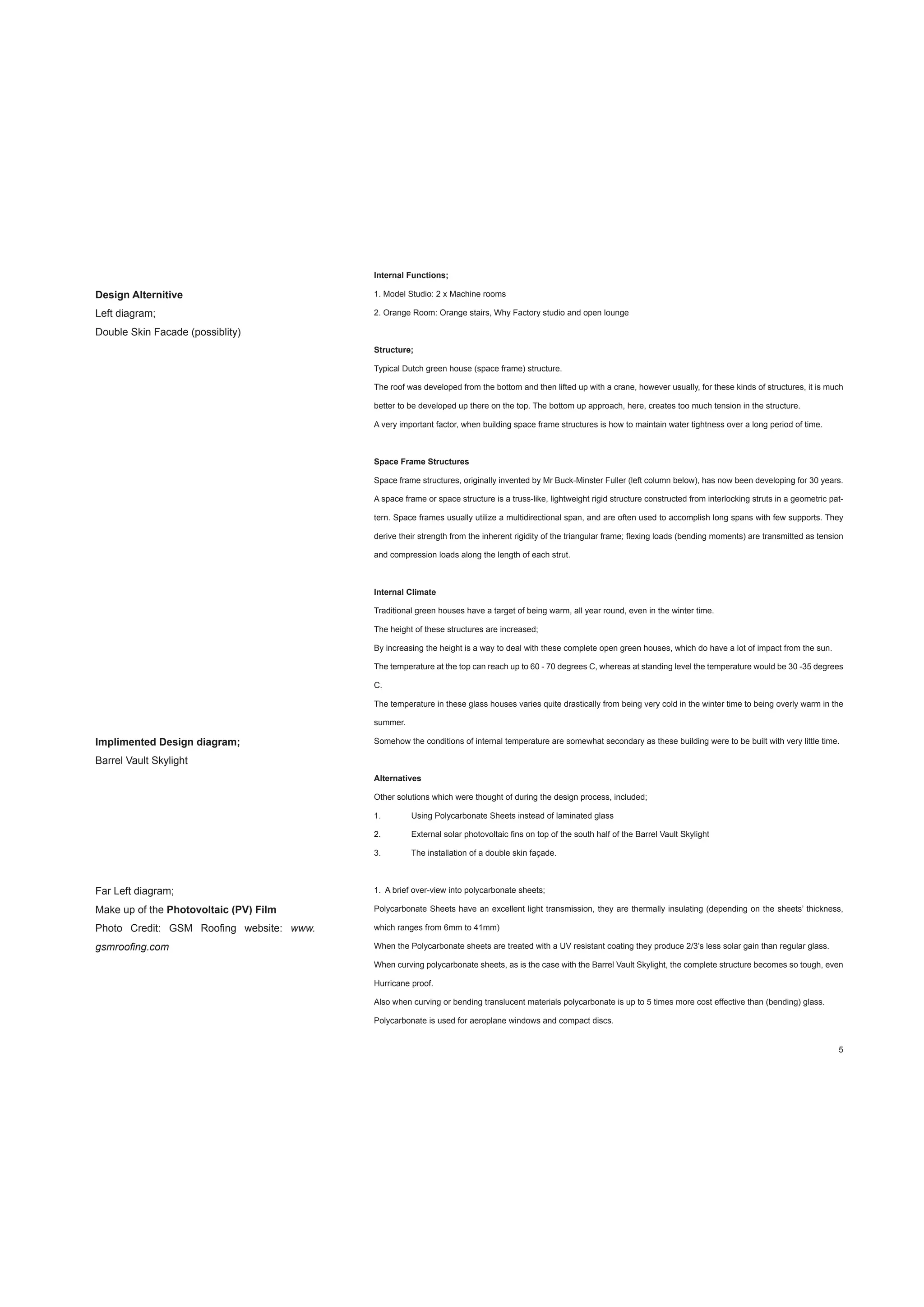 BK City - TU Delft - Redesign Atrium with Space Frame + Barrel Vault | PDF