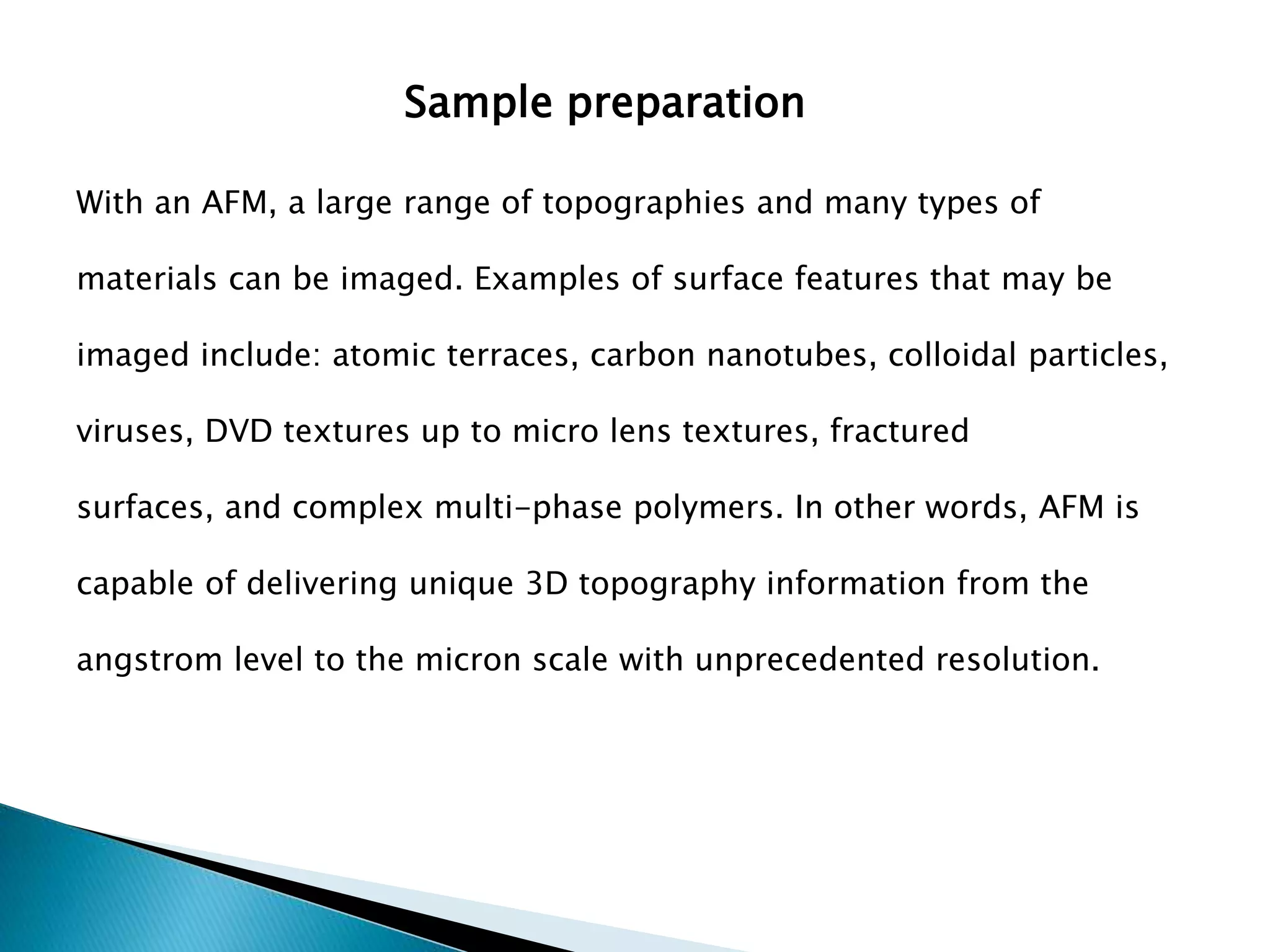 Introduction to AFM | PPTX