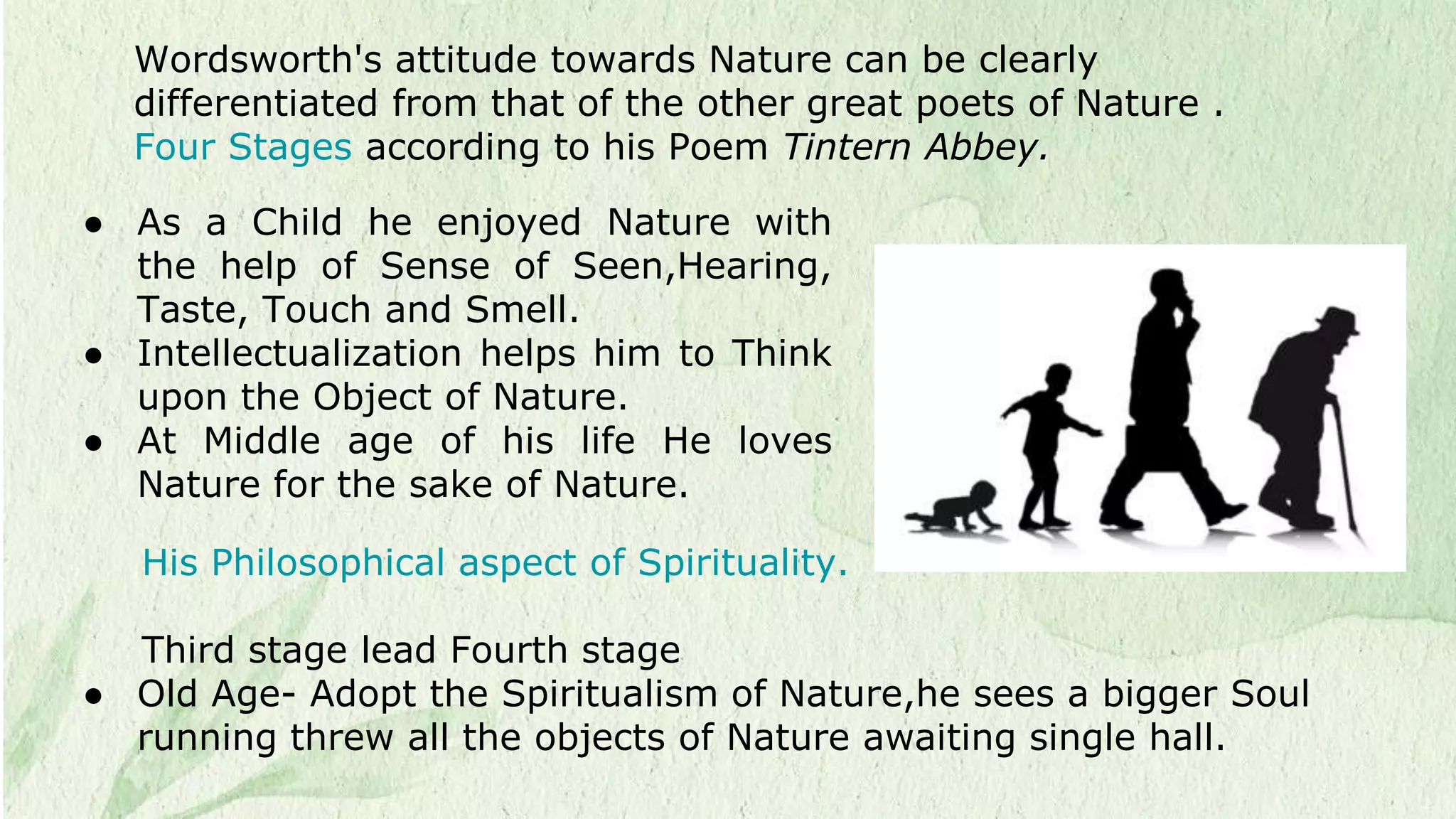 The Element of Nature in Worthworth's Poem | PPTX
