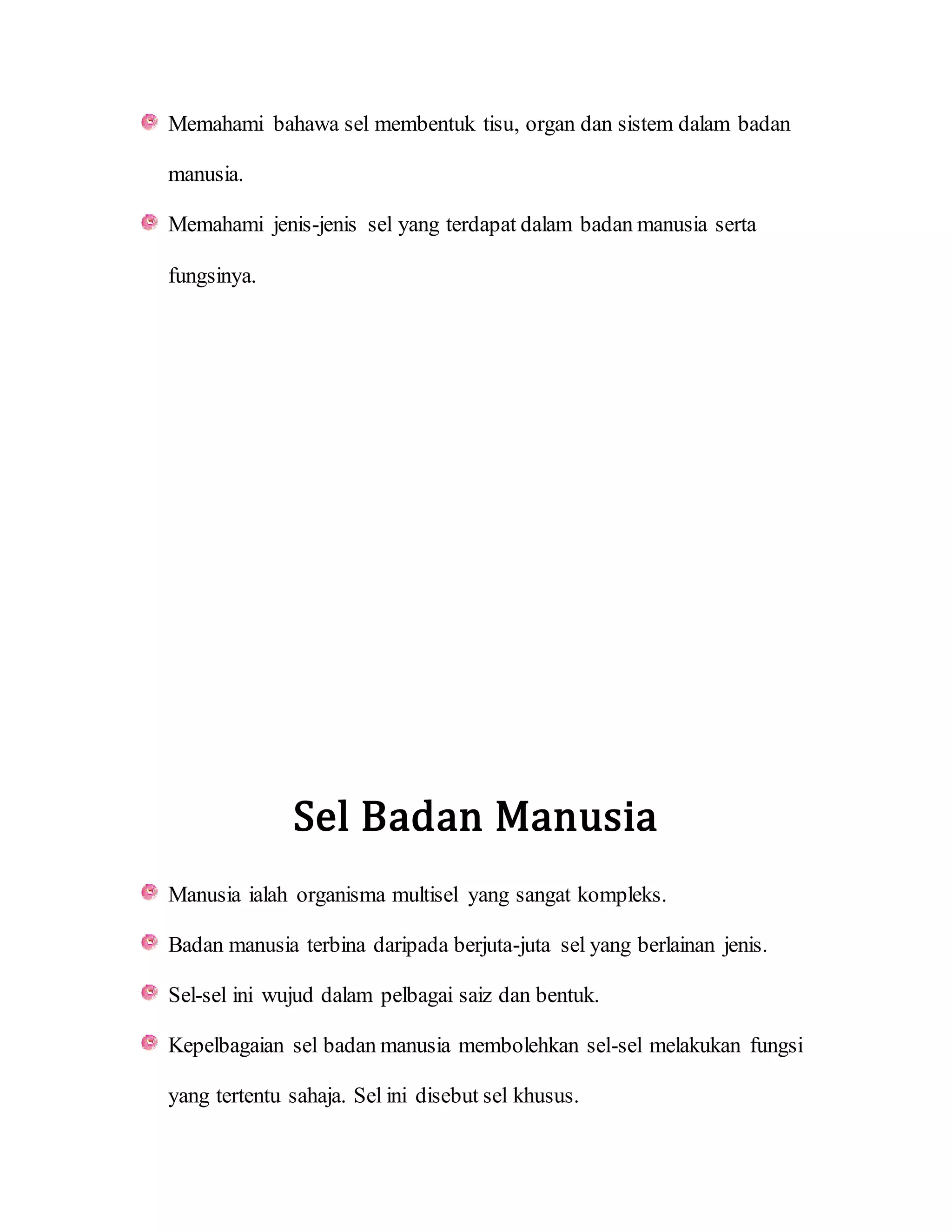 Sains Tingkatan 1 Bab 2 | DOCX