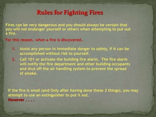 BKV FIRE TRAINING PPT.. FOR BASIC OF FIRE | PPTX