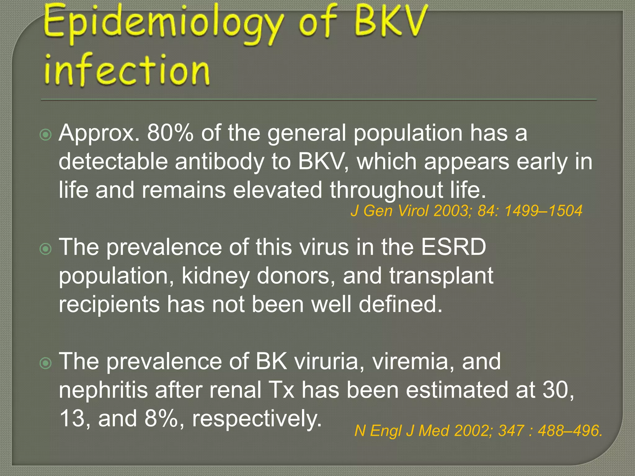 Bk virus nephropathy | PPTX