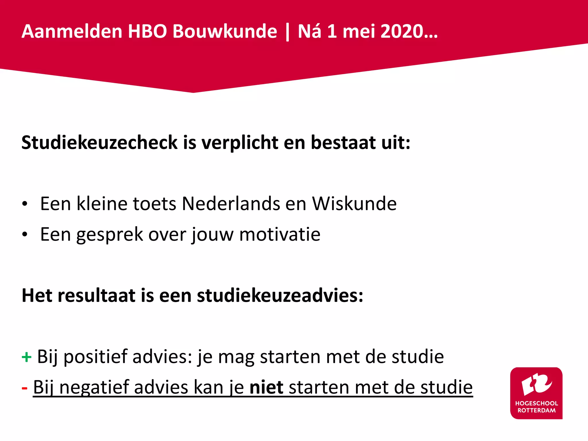 Open dag voorlichting Bouwkunde (HR) 2019 2020 | PPTX
